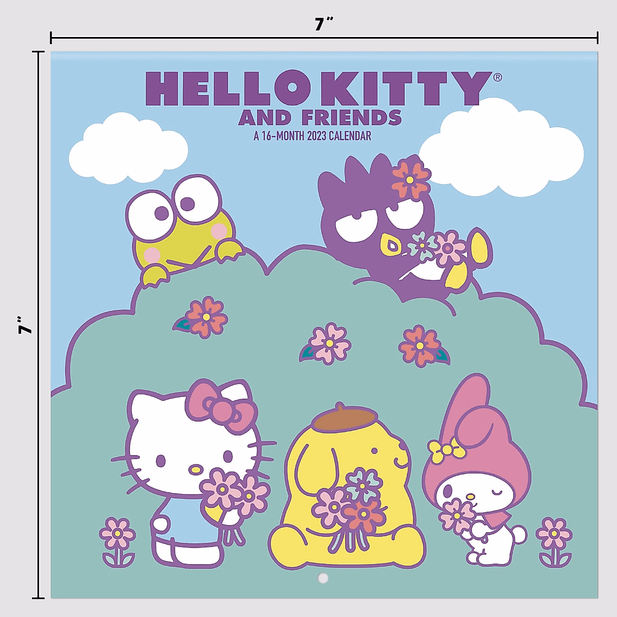 2023 Hello Kitty Mini Wall Calendar