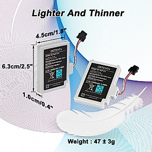 OSTENT 3.7V 1500mAh Li-ion Polymer Lithium Ion Rechargeable Battery Pack Replacement for Nintendo Wii U Gamepad