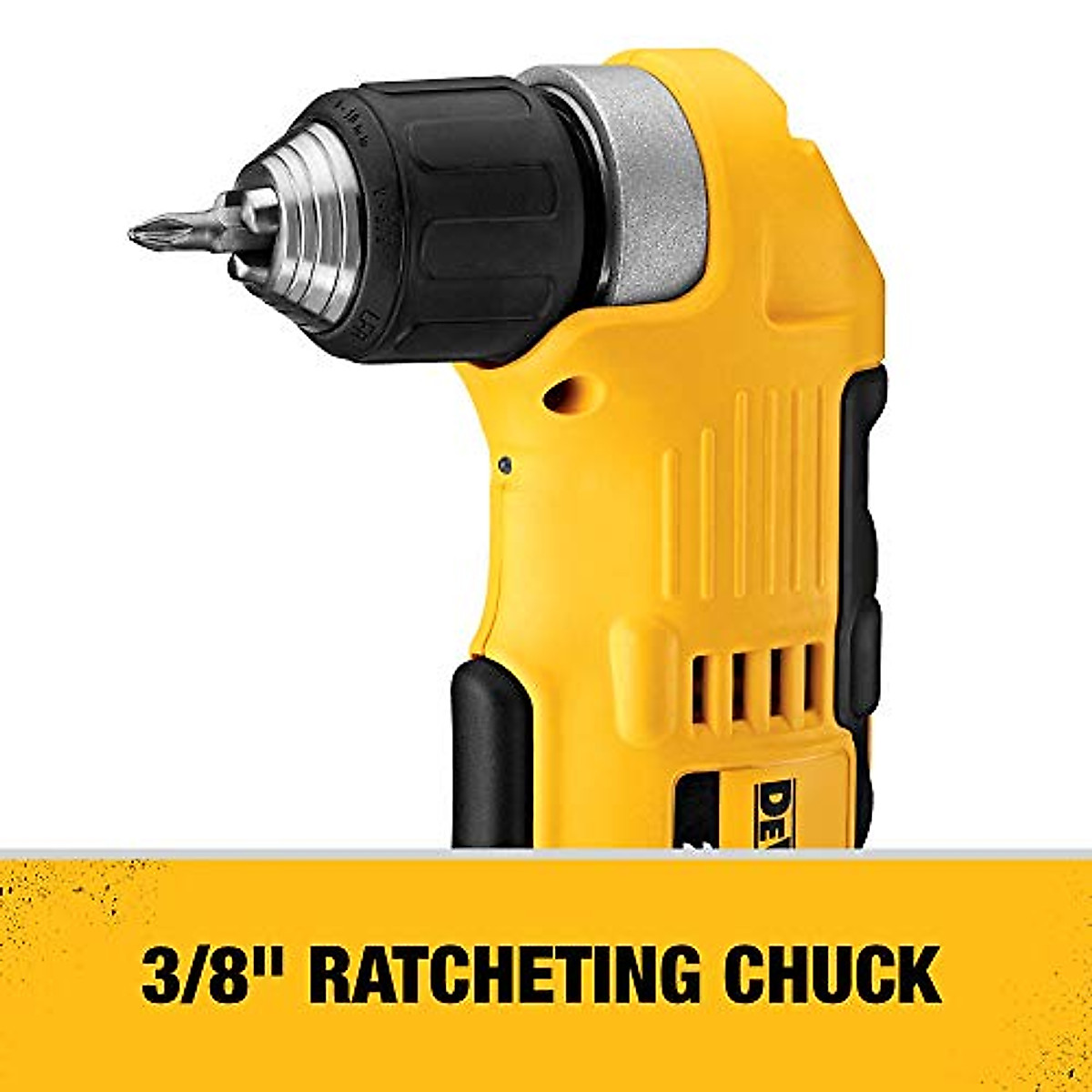 DEWALT 20V MAX* Right Angle Drill, Cordless, Tool Only (DCD740B)