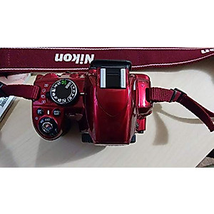 Nikon D3100 Digital SLR Camera Body (Red) (Renewed)