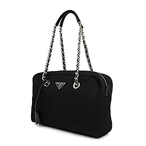 Prada Women's Black Tessuto Nylon Handbag 1BB903