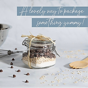 Galashield Glass Jars with Lids Food Storage Jars with Airtight Lids Leak Proof Glass Canisters Kitchen Jars [16 oz]