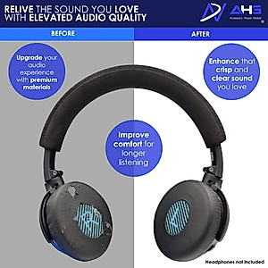 AHG Premium Replacement SoundLink OE Pads Cushions Compatible with Bose SoundLink On-Ear Wireless Headphones, On-Ear Wireless, On-Ear 2 & SoundTrue On-Ear - Soft, Great Comfort + Durability (Black)