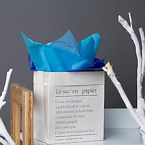 HEYPLACE 360 Sheets Tissue Paper for Gift Bags, Blue Tissue Paper Bulk 11.5 x 8Inch Tissue Paper for Gift Wrapping Crafts Graduation Wedding Birthday Party 6 Colors