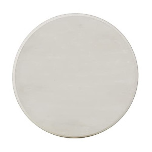 Powell Round Top Shanice Oar Side Table, Coastal Blue and White (PAMZN2087)