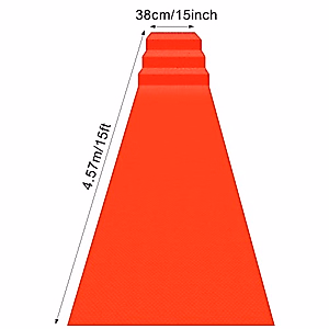 Halloween Paparazzi Props Photo Backdrop Red Carpet Runner for Party, Red Carpet Party Decorations Party Accessory Set, 6 Pieces with Red Carpet Runner for Academy Awards Outdoor Movie Night Party