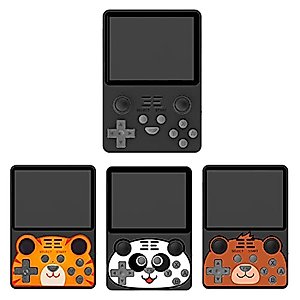 DECI Powkiddy RGB20S Handheld Game Console Built-in 15000 Games, 16G+64G 3.5 Inch IPS Handheld Emulator Video Game Console Retro Arcade for Kids Adults, Open Source Arkos System