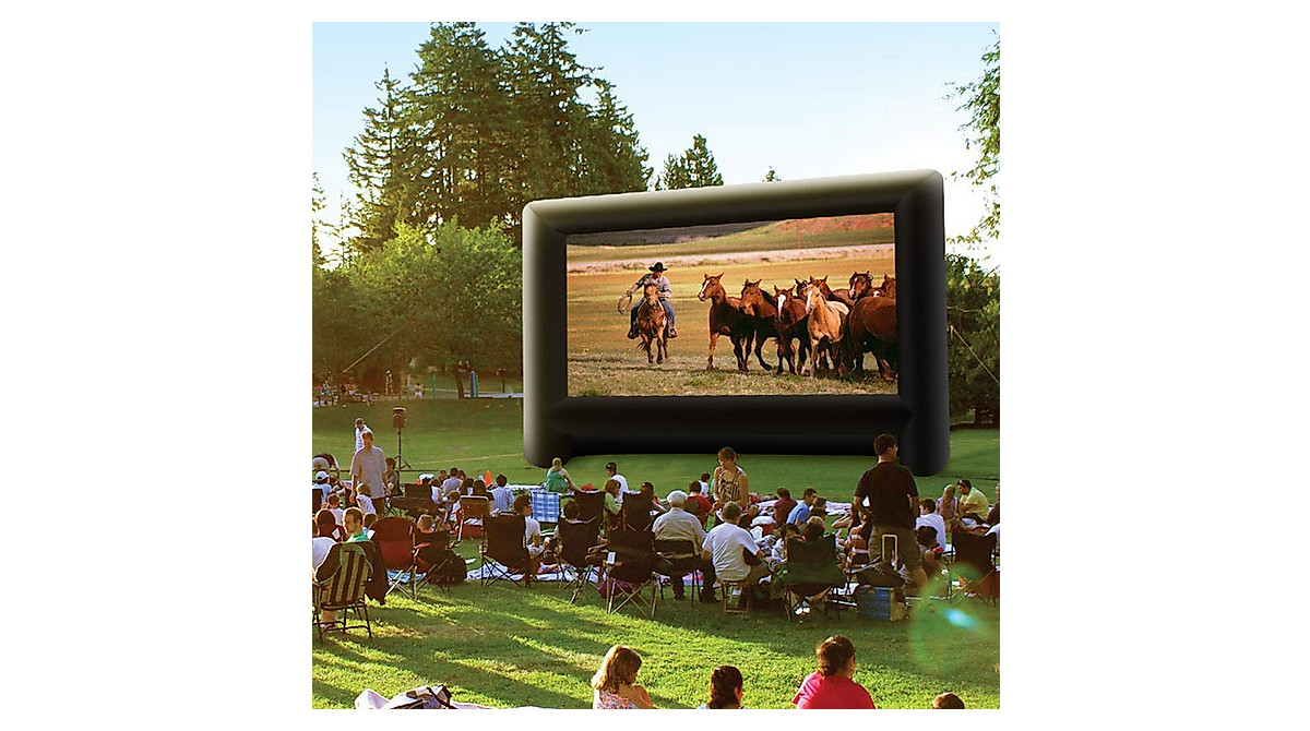 XHYCPY 20ft Inflatable Projector Screen for Outdoor Fun