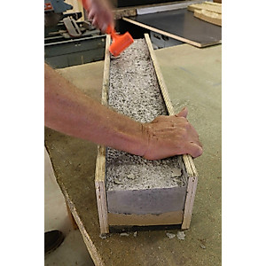 Stone Master Molds Chiseled Edge Concrete Countertop Edge Form Liner 8'x6"x2"