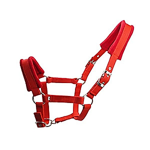N/A Double Thickened Horse Bridle, Practical Thickened Adjustable Strap, Durable Protective Horse Accessories (Size : Small Size)