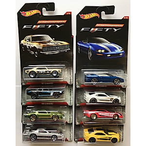 Hot Wheels Camaro Fifty 1967-2017 Exclusive 8 Car Set