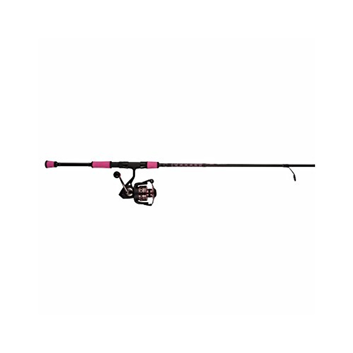 PENN Passion Spinning Reel and Fishing Rod Combo, Black Pink