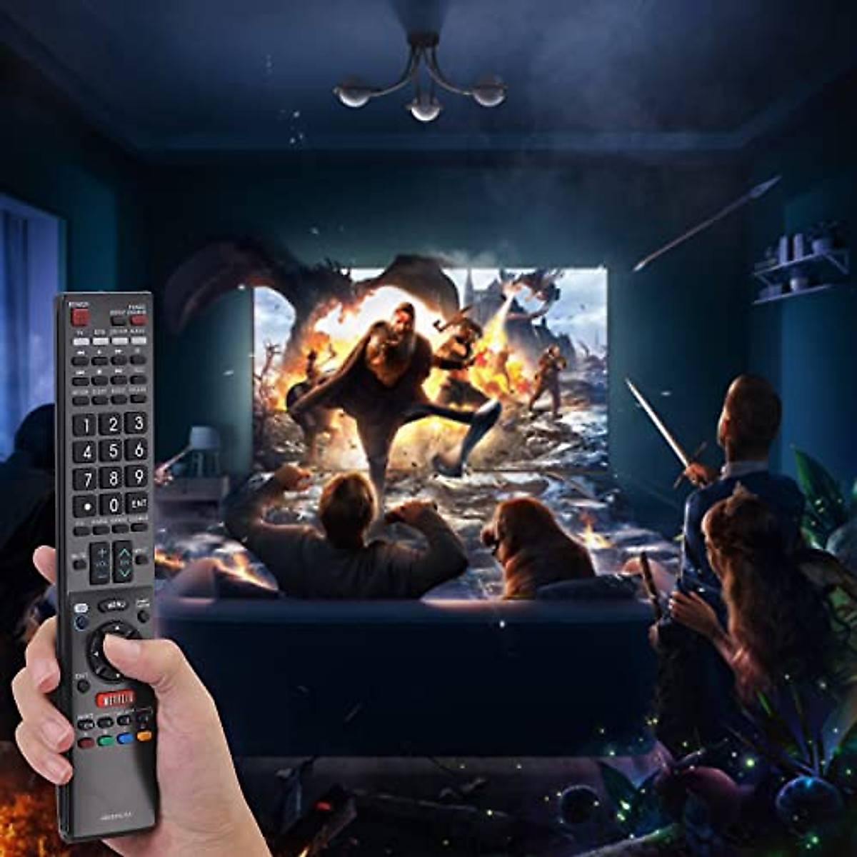 GB005WJSA Universal Replacement Remote Control Fit for All Sharp Brand Smart TV