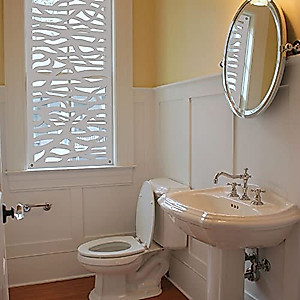 Barrette Outdoor Living 73030573 Sprig Decorative Screen Panel, White