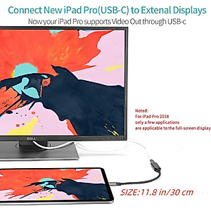Answin USB C to Mini Displayport (4K@60Hz), Thunderbolt 3 to Mini DisplayPort Adapter for iPhone 15 Series, M1/M2 MacBook, MacBook Air/Pro 2016-2023, Galaxy S8-S23, Steam Deack and Rog Ally