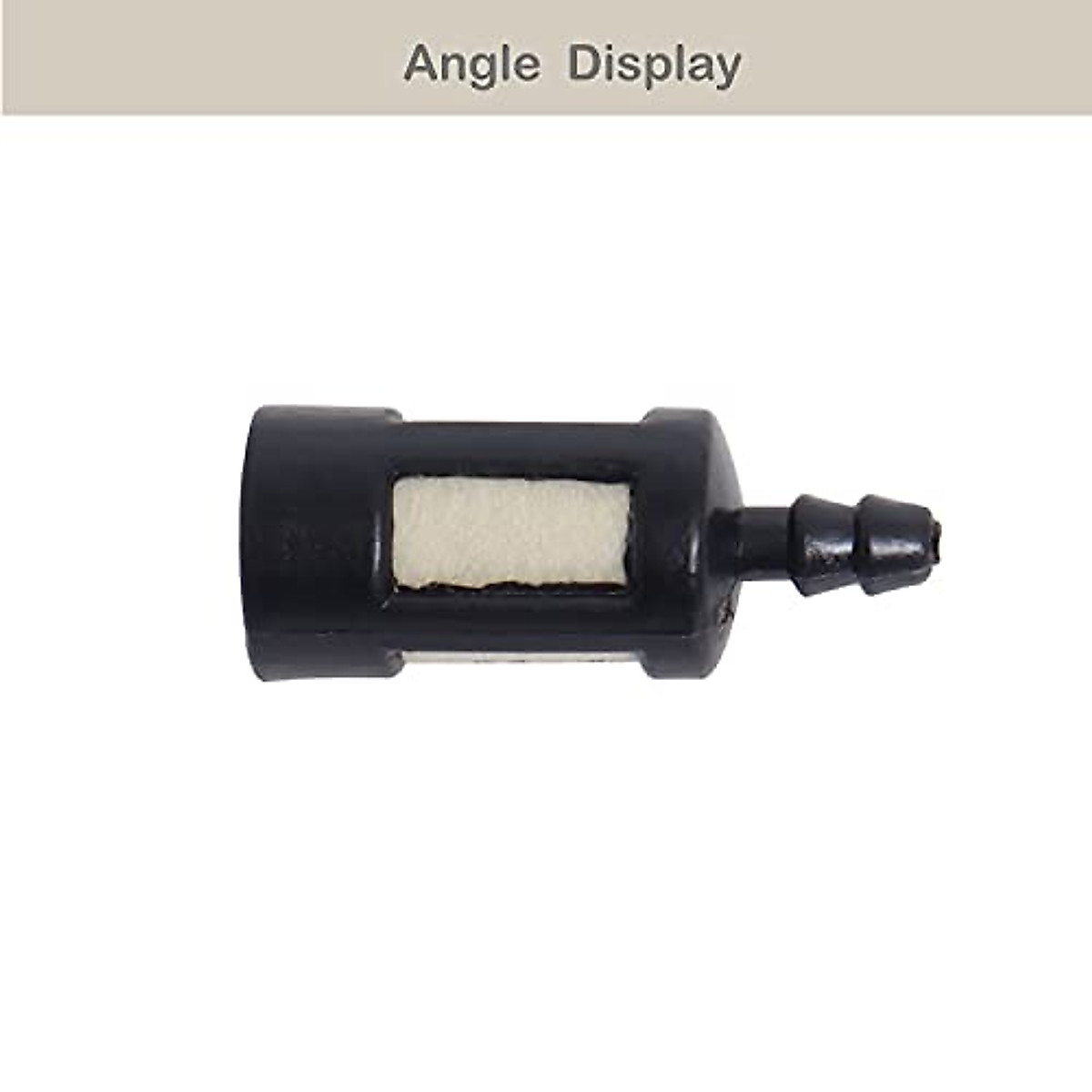 Podoy Fuel Filter for Compatible with Stihl Poulan Husqvarna Zama ZF-1 ZF1 Chainsaw Trimmer Fits 1/8" ID Fuel Line（Pack of 10）