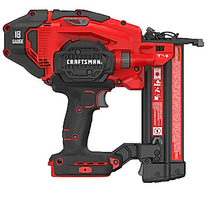 CRAFTSMAN V20 Brad Nailer, 18GA, Cordless, Bare Tool Only (CMCN618B)
