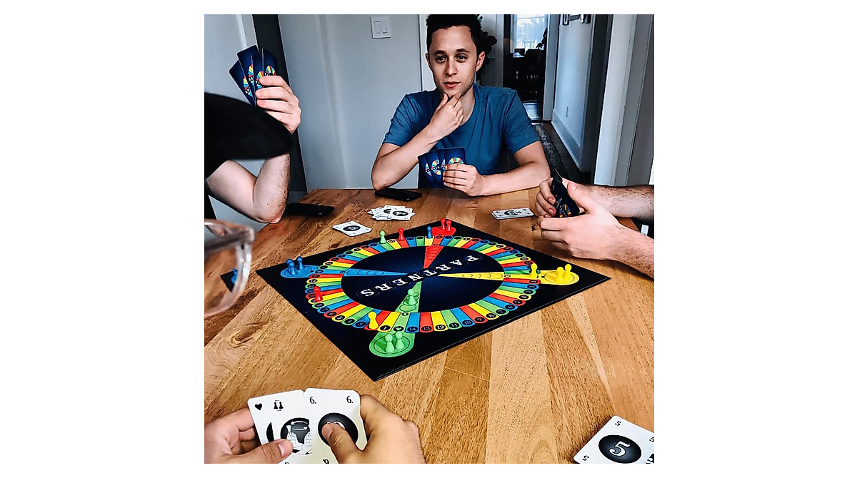 PARTNERS Board Game USA Edition - 4 Player Team Strategy Game