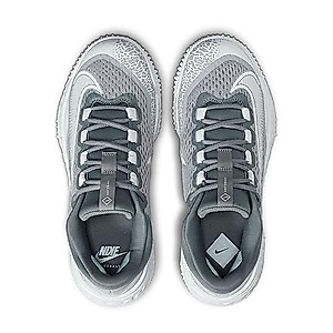 Nike Alpha Huarache Elite 4 Turf DV0496-012 Wolf Grey-White-Cool Grey Women's Softball Shoes 7.5 US