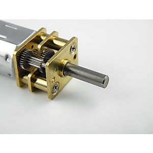 CHANCS N20 DC Gearbox Motor 3V 60RPM Shaft Length 11mm High Torque Speed Reducing Small Motor for DIY Toys