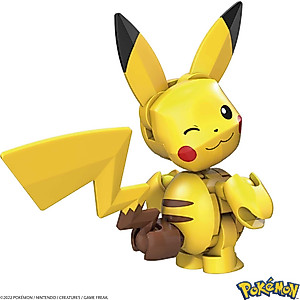 Mega Construx Pokemon Pikachu Construction Set, Building Toys for Kids [Amazon Exclusive] 16 Pieces