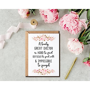 SMHGifts A Truly Great Doctor Is Hard To Find - Appreciation Card - Retirement Card For Doctor - Leaving Card - Doctor Card - Greeting Card For Him Her
