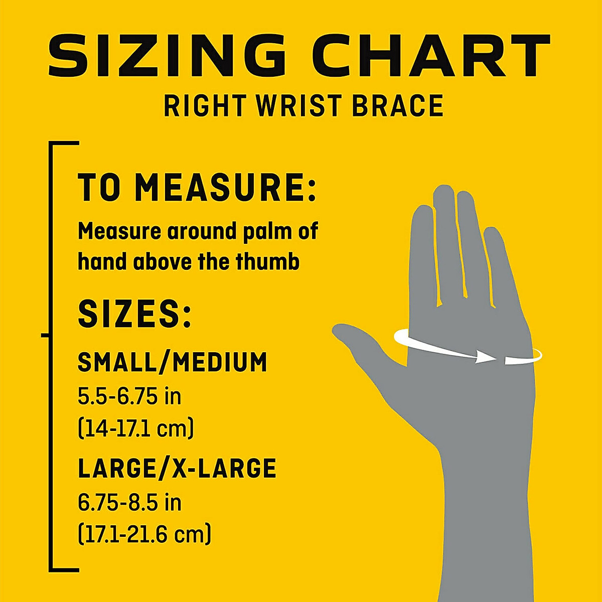 FUTURO Compression Stabilizing Wrist Brace, Right Hand, Small/Medium Size, Provides Support to Injured Wrists, Easy-to-Use Design, Three Straps Provide a Customizable Fit (48400ENR)