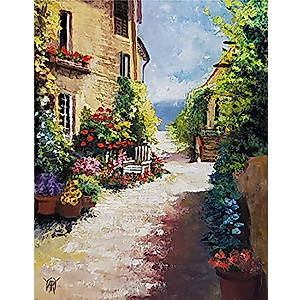 SOLD - Old Garden Chair - Tuscany Italy by Internationally Renowned Painter Yary Dluhos