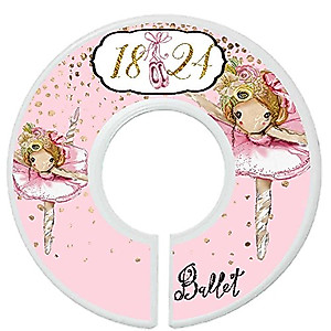 Mumsy Goose Nursery Closet Dividers Closet Organizers Baby Girl Clothes Dividers Ballerina