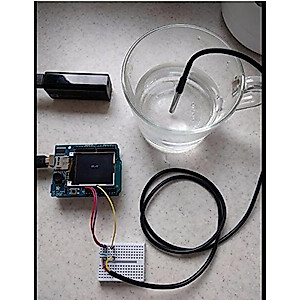 Geekstory 5PCS DS18B20 Temperature Sensor, Waterproof Temp Digital Thermal Stainless Steel Tube Probe 3M 118.1 inch for Raspberry pi, Arduino