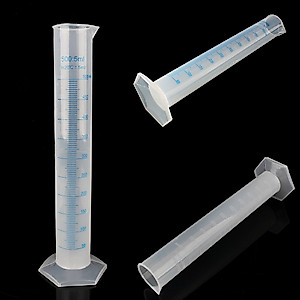 Plastic Graduated Cylinders, 500ml Measuring Cylinder, Ideal for Home and School Science Lab for Home and School Science Laboratory Supplies