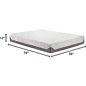 Boyd Sleep Cooling Air Flow Gel Memory Foam Mattress, 10" Queen