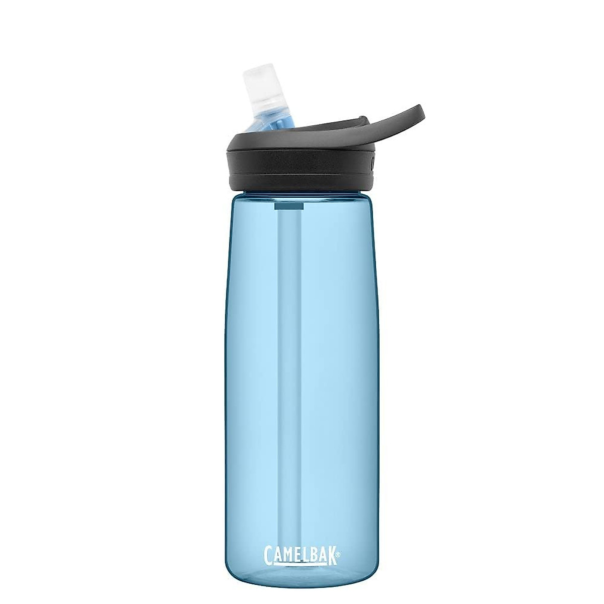 CamelBak eddy+ Water Bottle with Tritan Renew – Straw Top 25oz, True Blue