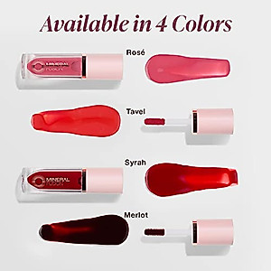 Mineral Fusion 2-in-1 Lip & Cheek Stain Rose, 0.10 fl oz, Rosey Pink hydrating, long-lasting, matte lip and cheek color