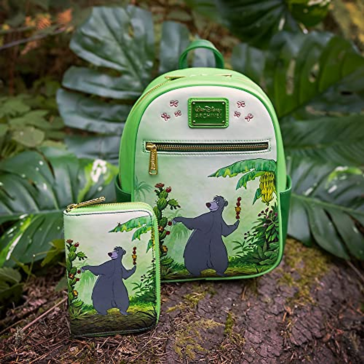 Loungefly Disney Wallet: The Jungle Book - Baloo Wallet, Amazon Exclusive, Multicolor