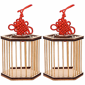 PATKAW Outdoor Toys Outdoor Toys Outdoor Toys Outdoor Toys 2 Pcs Grasshopper Cage Wooden Grasshopper Catcher Catcher Cage Cricket Cage Outdoor Playset Outdoor Playset Wooden Toys Wooden Toys