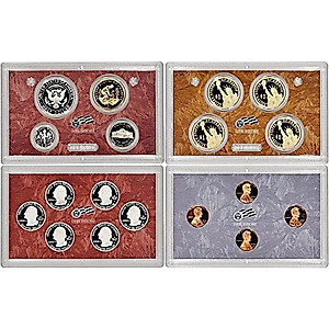 2009 S U.S. Mint Silver Proof Set - 18 Coins - OGP Superb Gem Uncirculated