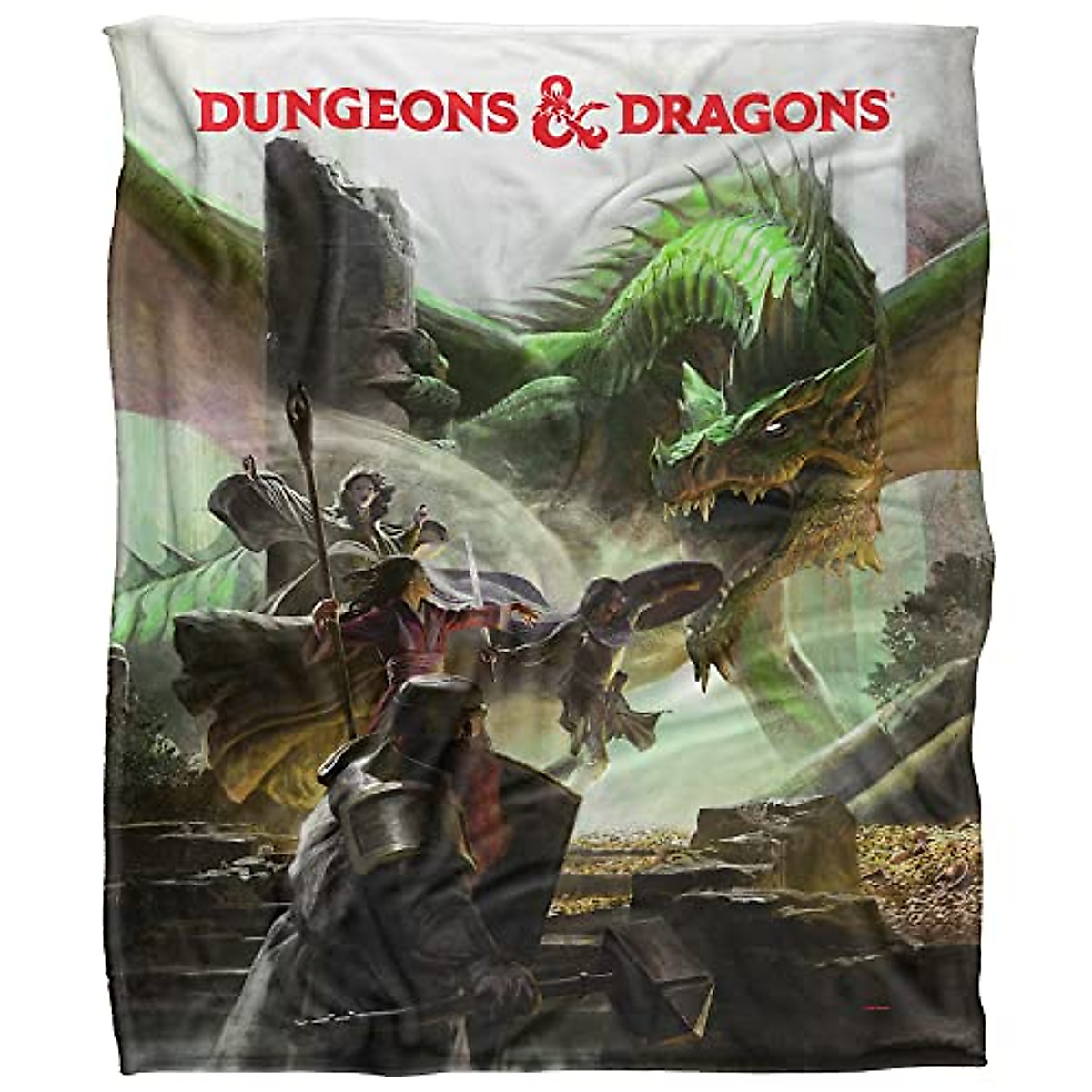Dungeons and Dragons Starter Set Art Silky Touch Super Soft Throw Blanket 50" x 60"