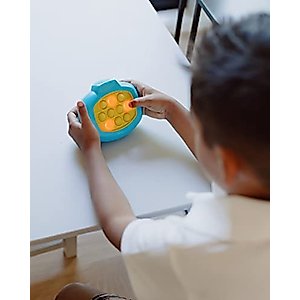 Pop It! Pro - The Original Light Up, Pattern Popping, Pop It! Game from Buffalo Games,Blue and Yellow