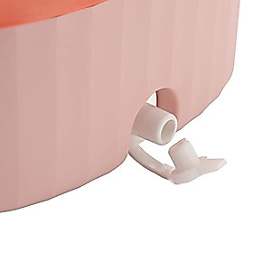 Mini Folding Washing Machine, Simulation Hand Wash 100240V Portable Mini Washing Machine 6L Space Saving Self for Underwear (US Plug)