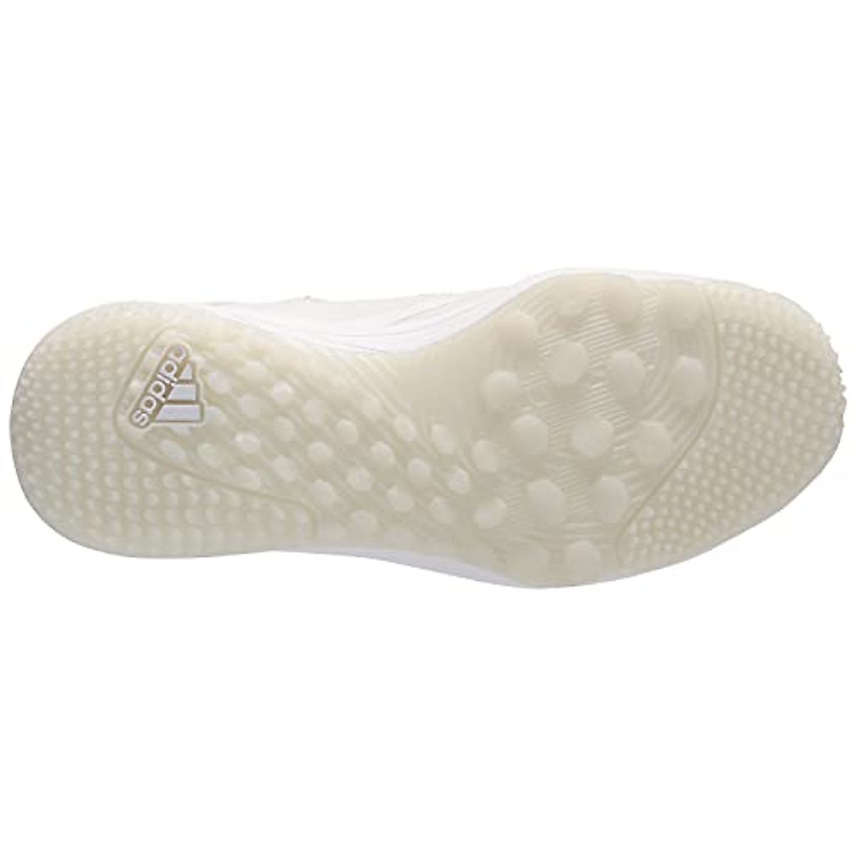 adidas Men's Adizero Afterburner 8 Turf Baseball Shoe, White/Silver Metallic/Team Light Grey, 10.5