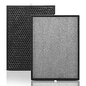 SOMEWAYTOP RF200 Replacement Filter Kit Compatible with Oransi Filter Replacement OV200 Part RF200 for Home 1 H13 True HEPA Filter Plus Pre-Filter and 1 Activated Carbon Filter, Remove Odor