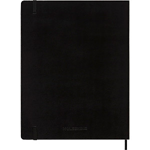 Moleskine Classic Notebook, Hard Cover, XXL (8.5" x 11") Ruled/Lined, Black, 192 Pages