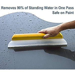 One Pass Hydroglide 14" Waterblade Silicone Y-Bar Squeegee Yellow