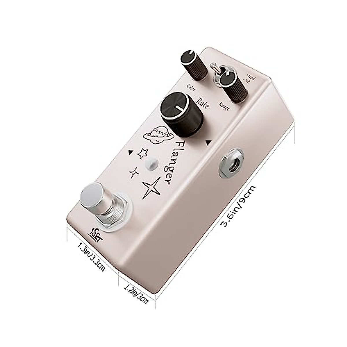 ISET Analog Flanger Pedal for Electric Guitar Bass True Bypass