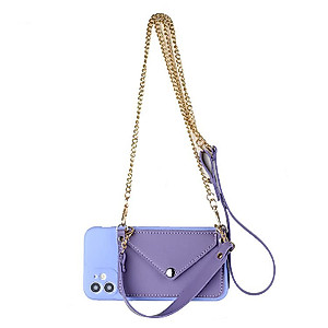 EDS Hamashiach iPhone 14 PRO MAX Leather Wallet Bag Luxury Newest TPU Mobile Accessories Back Cover Phone Case Leather Wallet Bag Back Cover Phone Case (Purple)