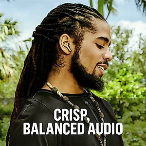 House of Marley Rebel True Wireless Earbuds with Microphone, Bluetooth Connectivity, 8 Hour Battery Life with in-Case Charging, and Sustainable Materials