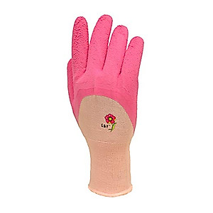 Women Gardening Gloves with Micro Foam Coating - Garden Gloves Texture Grip - Women’s Work Gloves 3 Pair Pack - Working Gloves For Weeding, Digging, Raking and Pruning