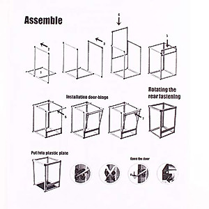 Aiicioo Reptile Stainless Steel Sand Scoop Metal Shovel Sifter Fine Mesh Terrarium Substrate Cleaner Corner Sifter (Screen Cage)
