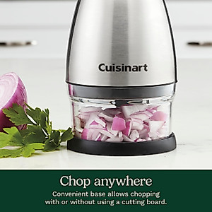 Cuisinart CTG-00-SCHP Chopper, 8.2" x 3.9" x 3.9", Stainless Steel/Black